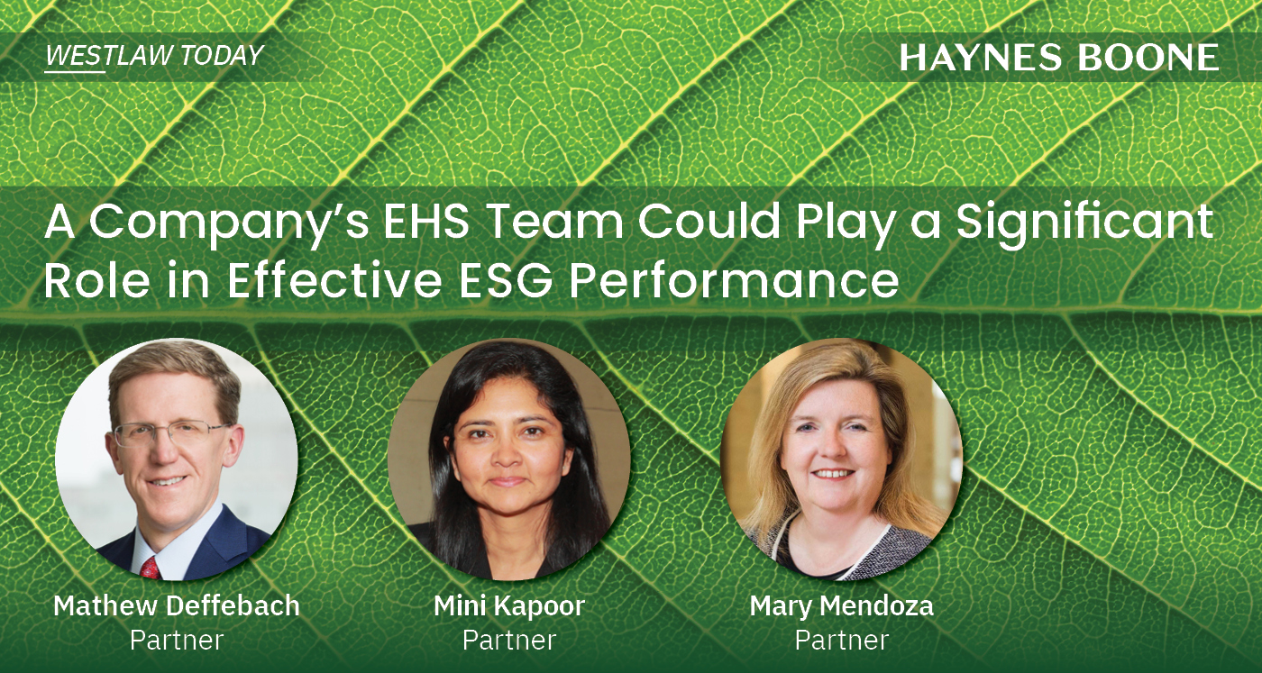 Kapoor, Mendoza and Deffebach in Westlaw Today: A Company's ...