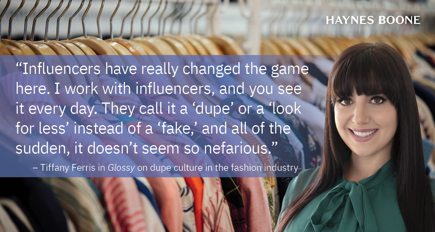 Ferris in Glossy: Dupe Culture Fueling Legal Battles Across the Fashion ...