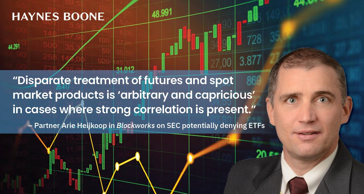 Arie Heijkoop in Blockworks: ‘Why the SEC Could Choose to Deny Ether ...